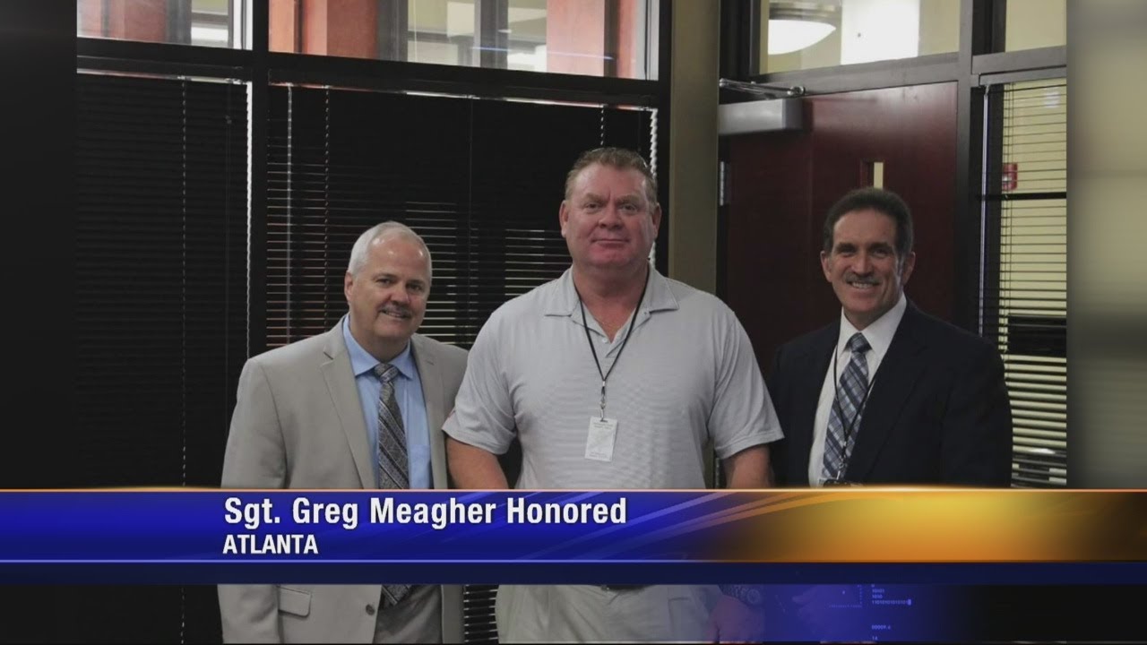 Sgt. Greg Meagher honored in Atl - YouTube