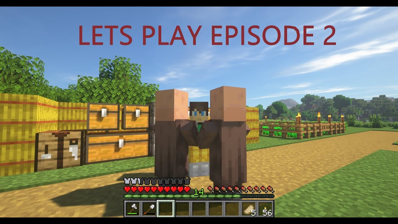 Minecraft Lets play E2 - YouTube