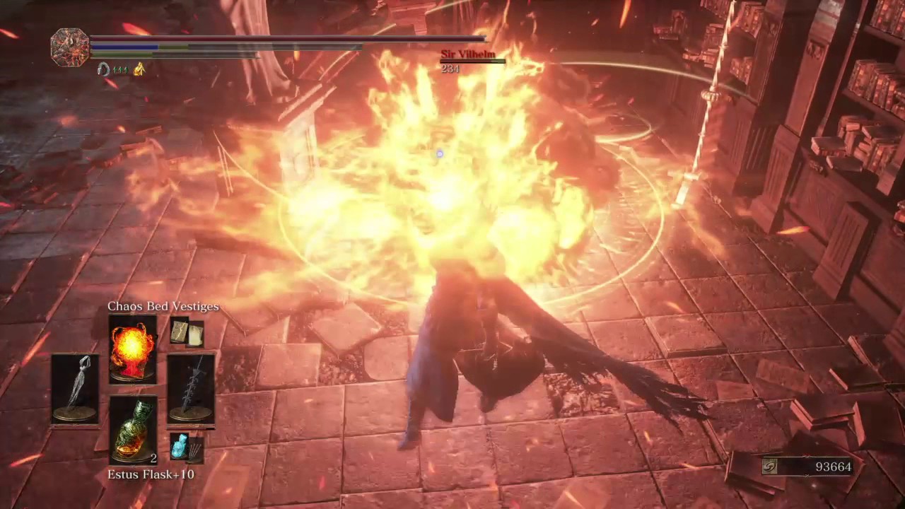 DARK SOULS 3 Fight Against Sir Vilhelm - YouTube