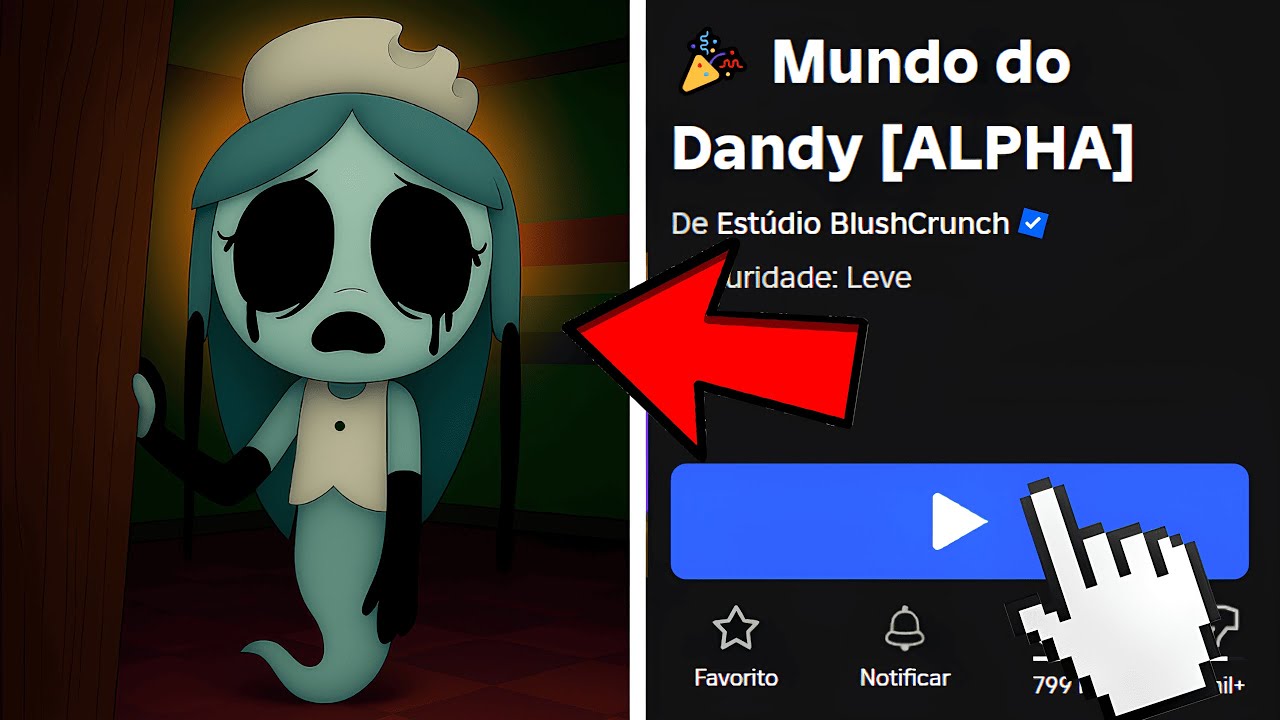 EU INVOQUEI O FANTASMA DA KILLER CONNIE EM DANDYS WORLD NO ROBLOX - YouTube