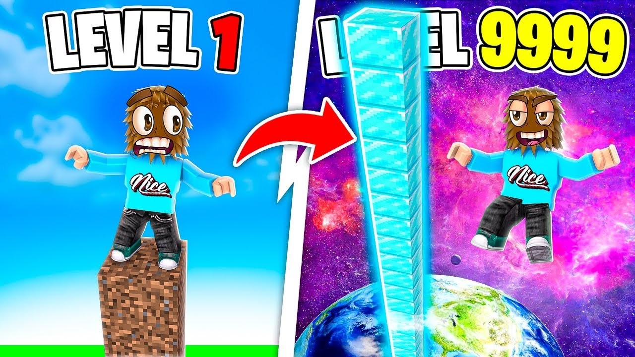 Making The Tallest One Block Tower In Roblox - YouTube