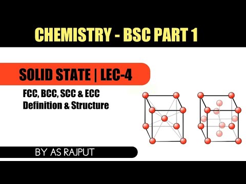 Solid state 04 | Definition & Stucture of FCC, BCC, SCC & ECC ...