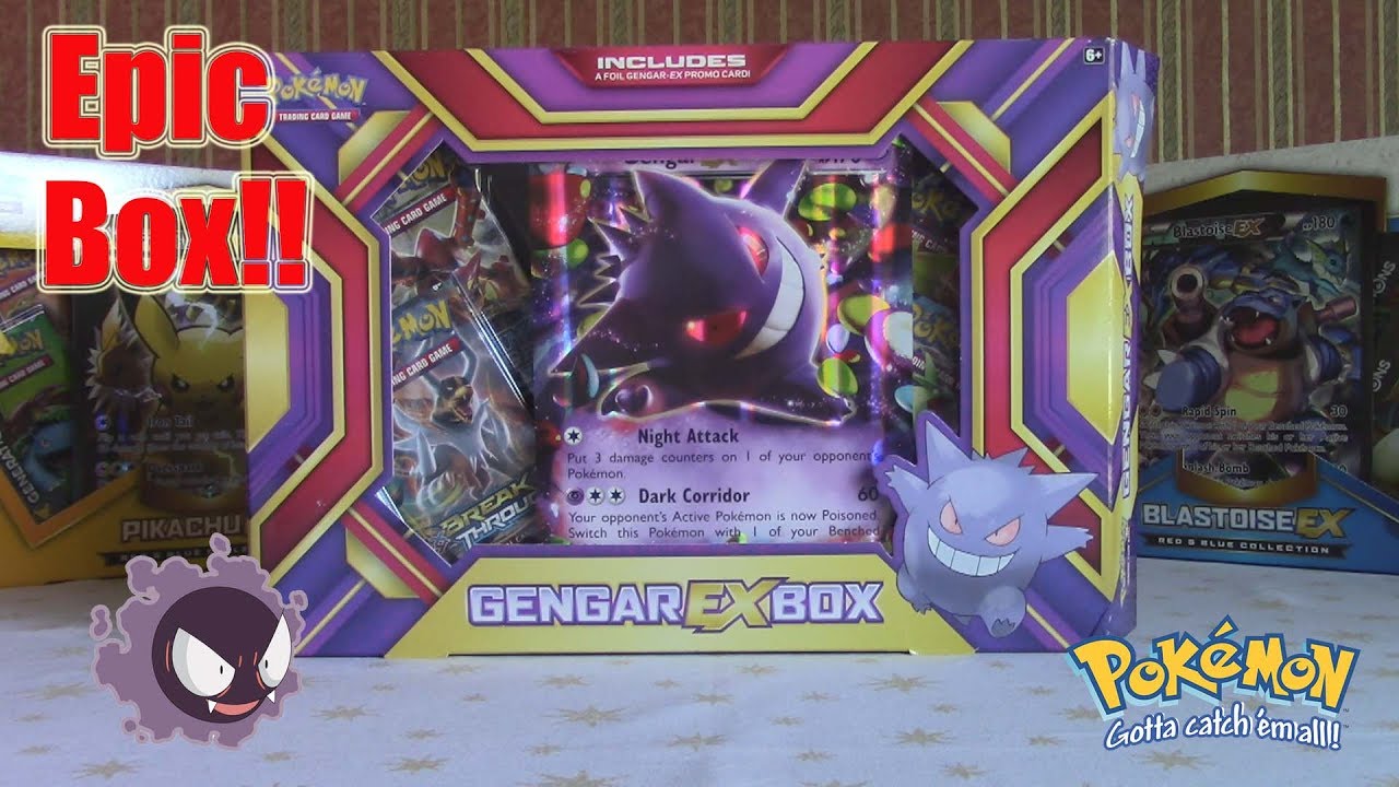 Opening Best Gengar EX Box - YouTube