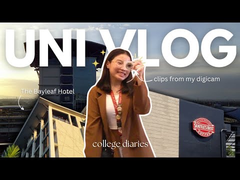 UNI VLOG | week after midterms exam, The Bayleaf, using my digicam, SBC | college diaries ...