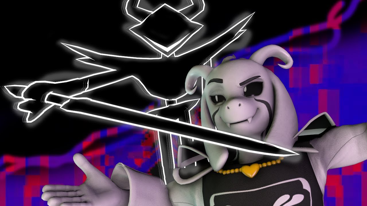[SFM] ASRIEL DREEMUR VS THE ROARING KNIGHT [DELTARUNE VS UNDERTALE ...