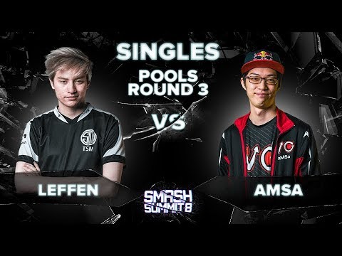 Leffen vs aMSa - Melee Singles: Pools Round 3 - Smash Summit 8 | Fox vs ...