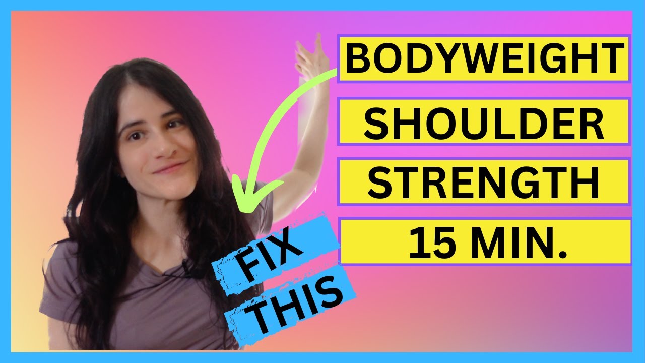 15 Minute Shoulder Stability and Mobility Exercises (bodyweight ...