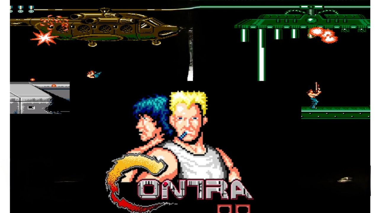 Contra super 🔥 fire ball || All bosses || NES Gameplay || @Single ...