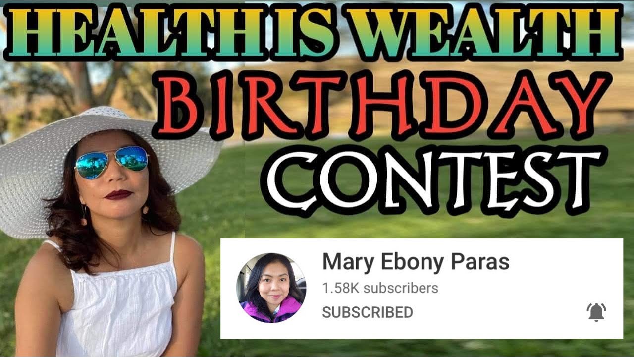 ENTRY #25| | MARY EBONY PARAS | WALKING VLOGGER | BIRTHDAY CONTEST ...
