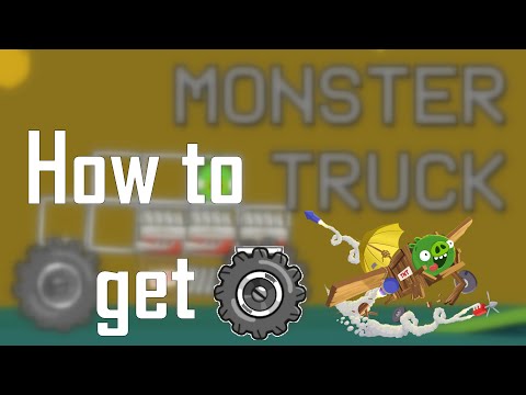 How to get Monster Truck Wheels in Bad Piggies 2023!