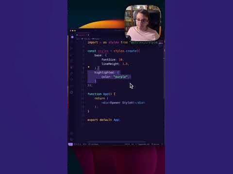 StyleX - новая CSS-in-JS библиотека для стилизации компонент - YouTube