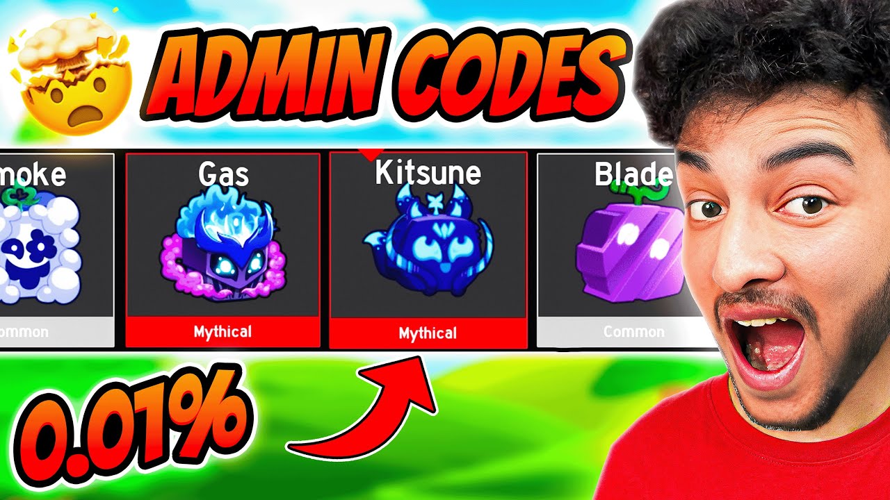 I Used 'ADMIN CODES' To Roll 100% Mythicals! 🤫🔥 (Blox Fruits) - YouTube