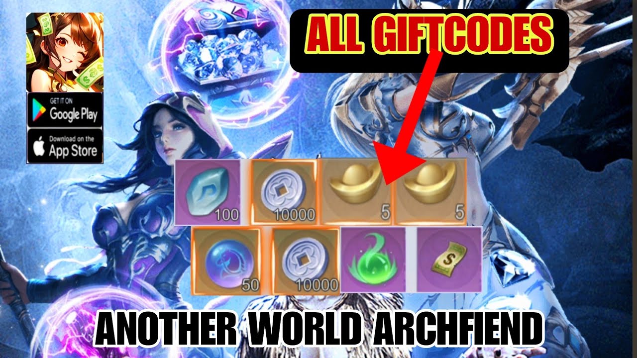 Another World Archfiend & All 5 Giftcodes | 5 Free Codes Another World ...