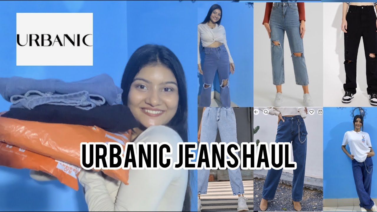 Urbanic Jeans Haul | *High waisted jeans* | Trendy denims from urbanic ...