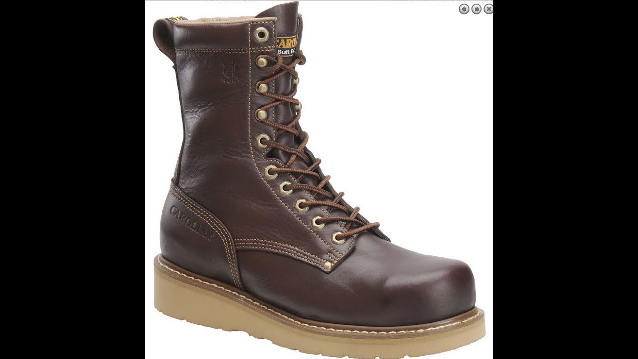 Carolina Classic Work 8in Broad Toe Boots - CA8049 - YouTube