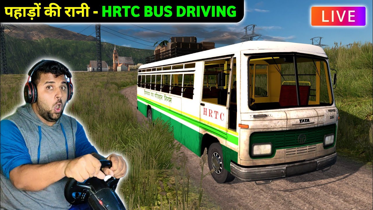 Live HRTC Bus Driving - Best Bus Simulator Game - Indian Bus Game ...