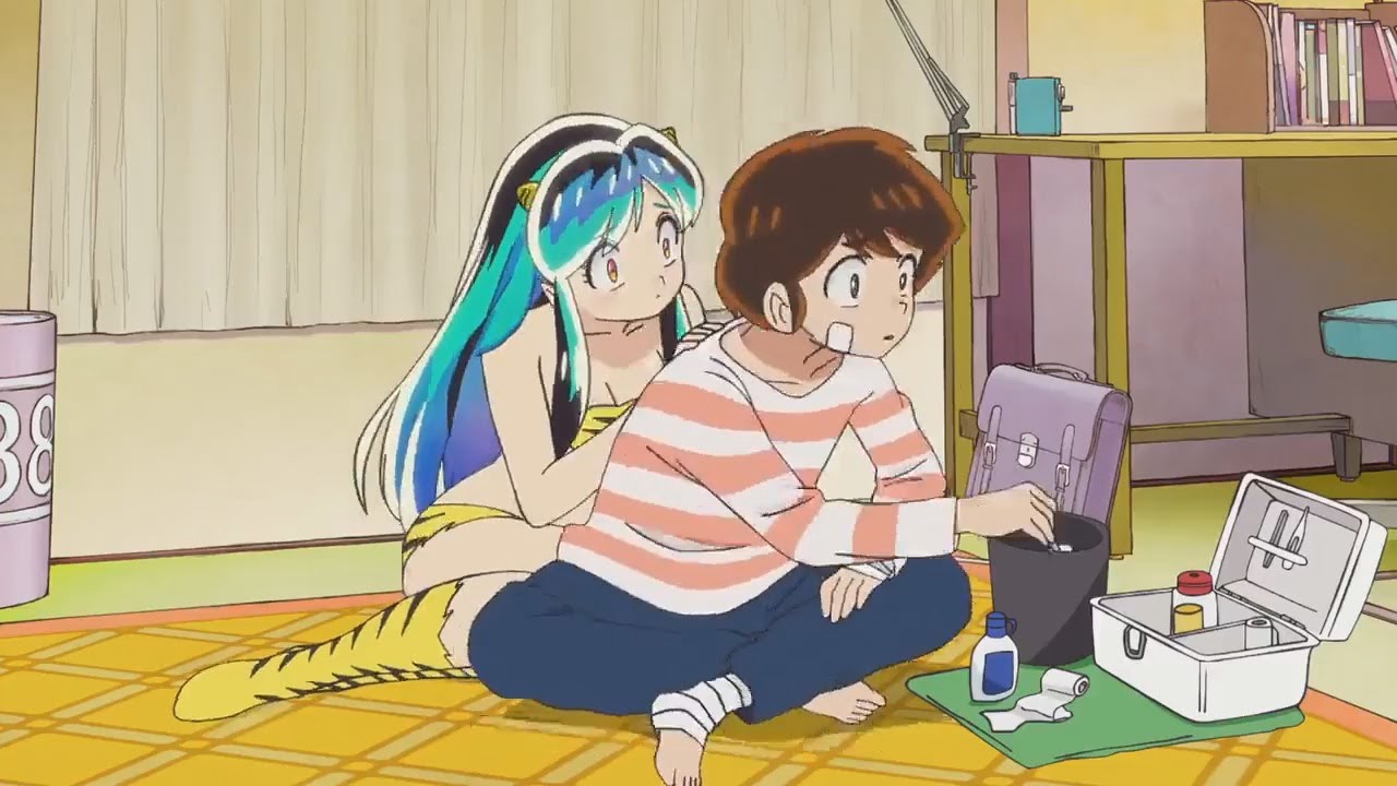 Lum gives a "special hug" to Ataru-san "Urusei Yatsura 2022" - うる星やつら ...