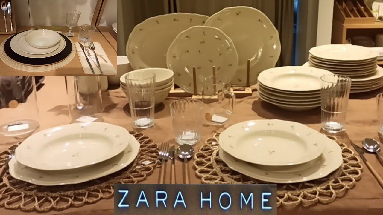 ZARA HOME COLLECTION 2022 | Elegant Tableware Collection - YouTube