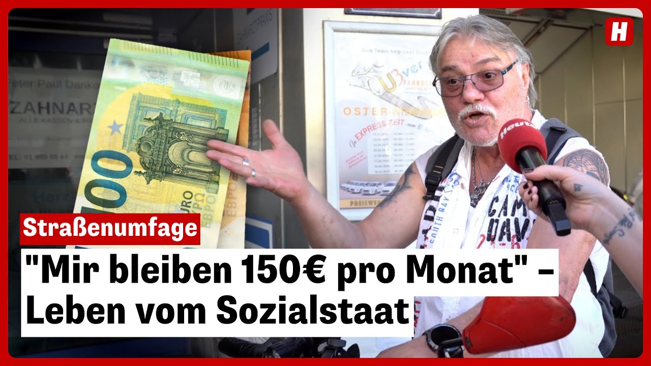 "Mir bleiben 150€ pro Monat" – Leben vom Sozialstaat - YouTube