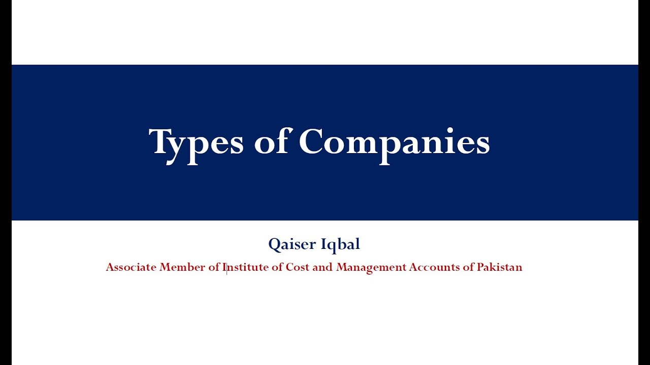 Types of Company Part 2| Holding Company| Associated Company ...