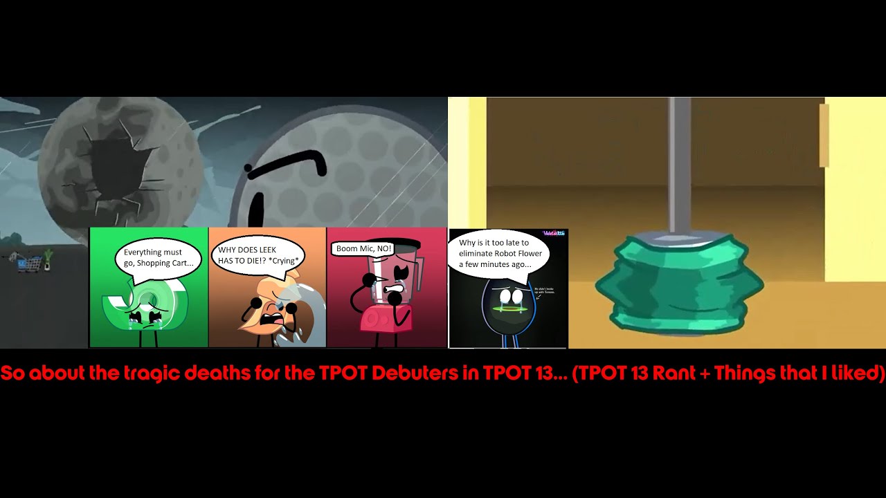 So about the tragic deaths for the TPOT Debuters in TPOT 13... (TPOT 13 ...