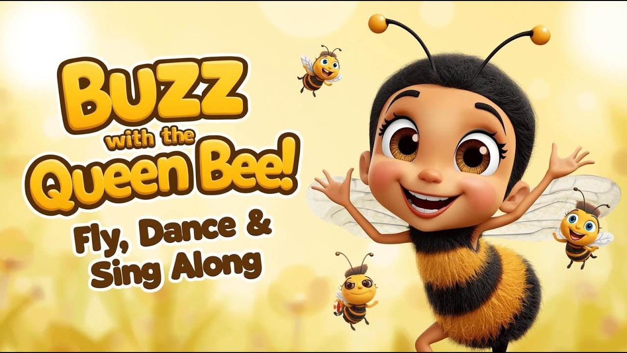 Buzz with the Queen Bee! Fly, Dance & Sing Along #QueenBee #KidsSongs ...