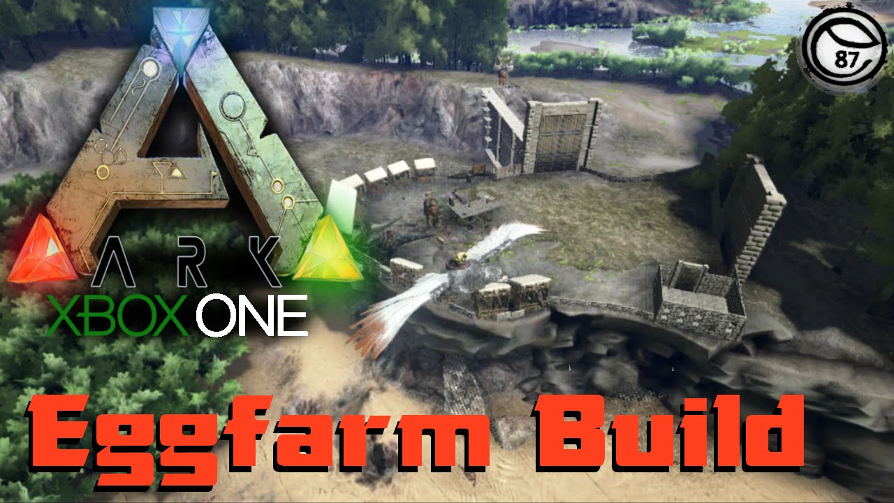 X1 ARK Egg Farm Build - YouTube