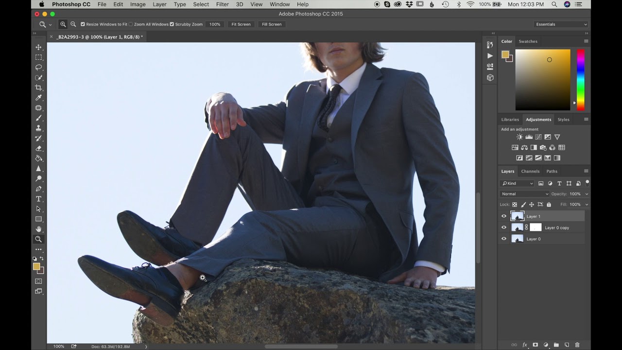 How To Extend Pants Using Photoshop - YouTube