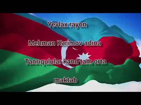 Yevlax rayon Tanrıqulular kənd tam orta məktəbin 5-ci sinif şagirdi Yusifli Aysunun Təqdimatında
