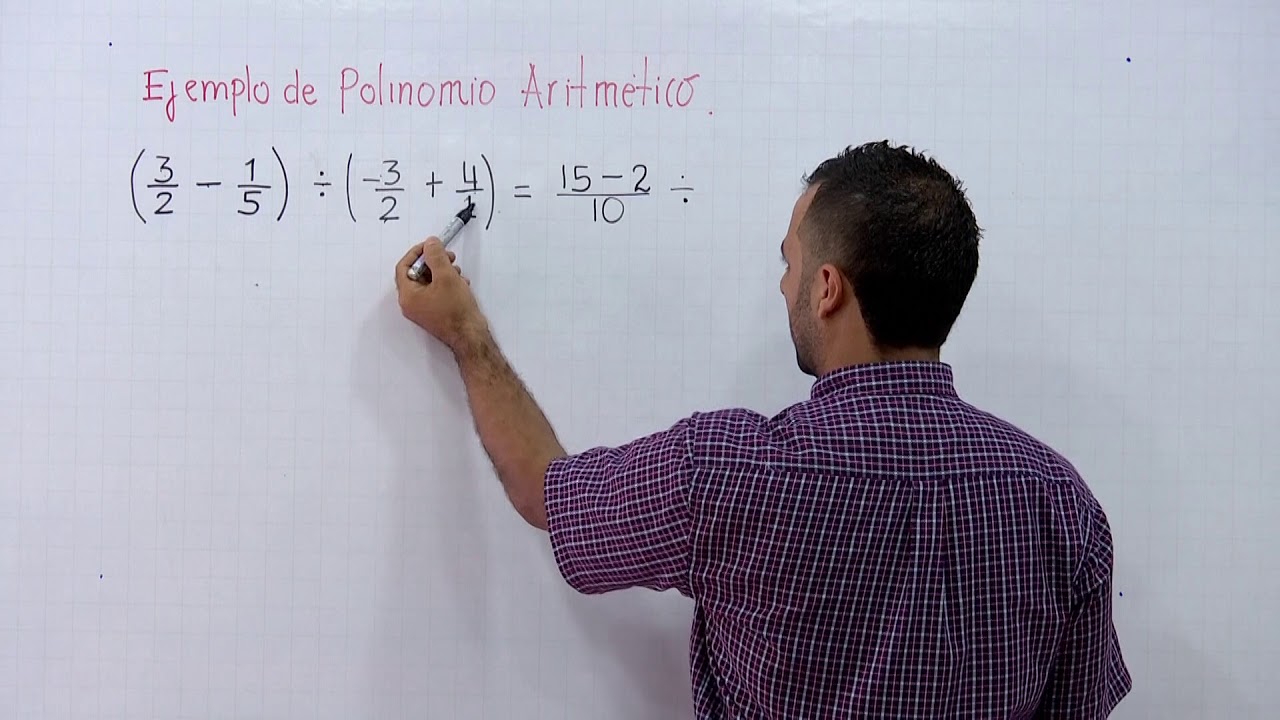 Polinomio aritmético con los números racionales - YouTube