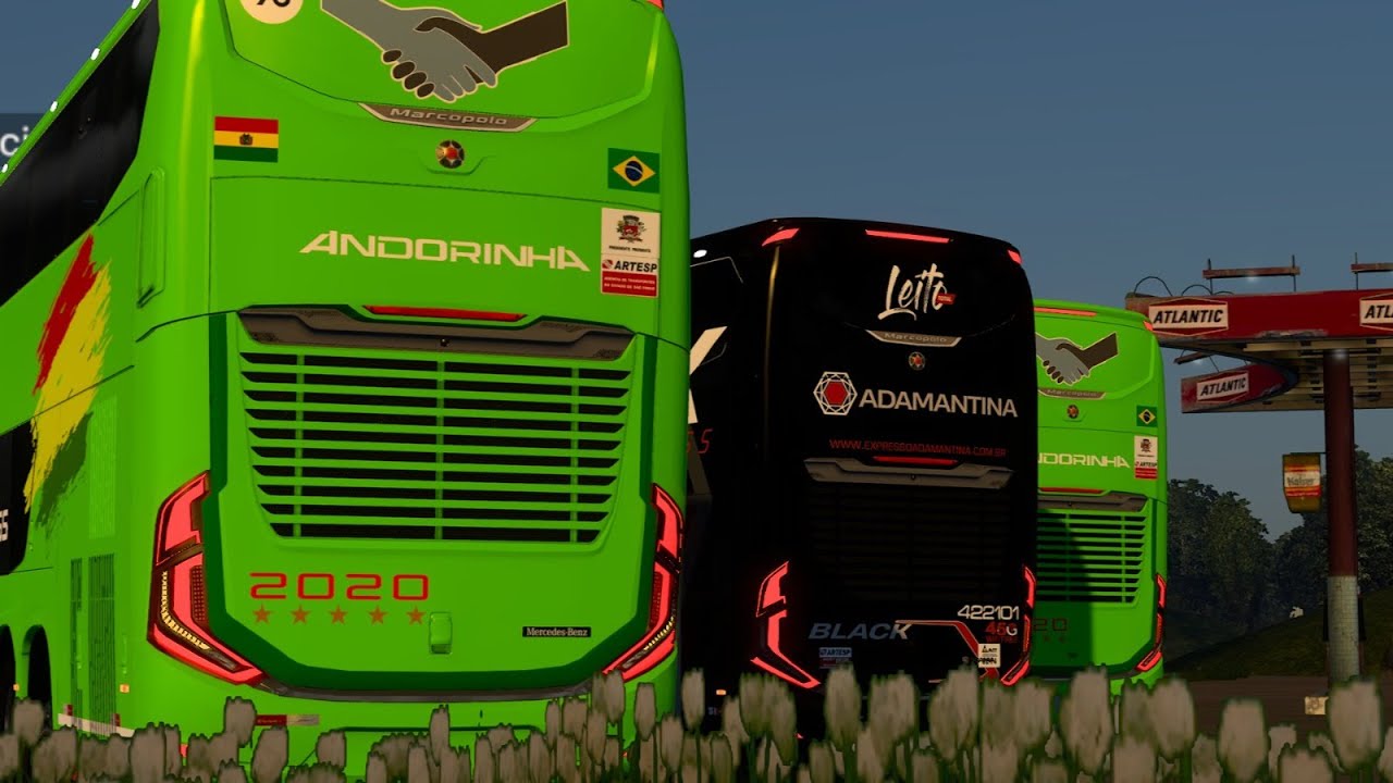 ETS 2 MOD BUS - MAPA EAA - PUERTO SUAREZ X RIO DE JANEIRO - YouTube