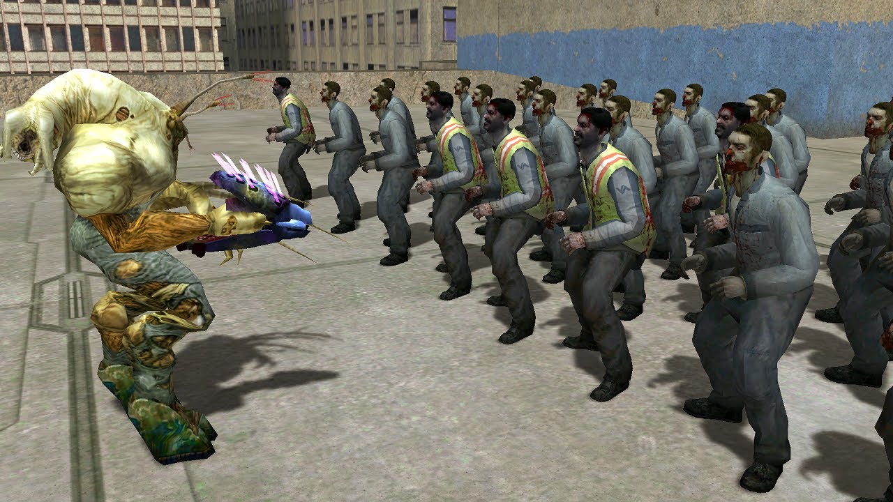 Halo 1 Flood VS. Zombies - YouTube