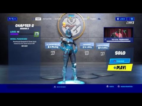 Fortnite frozen red knight gameplay - YouTube