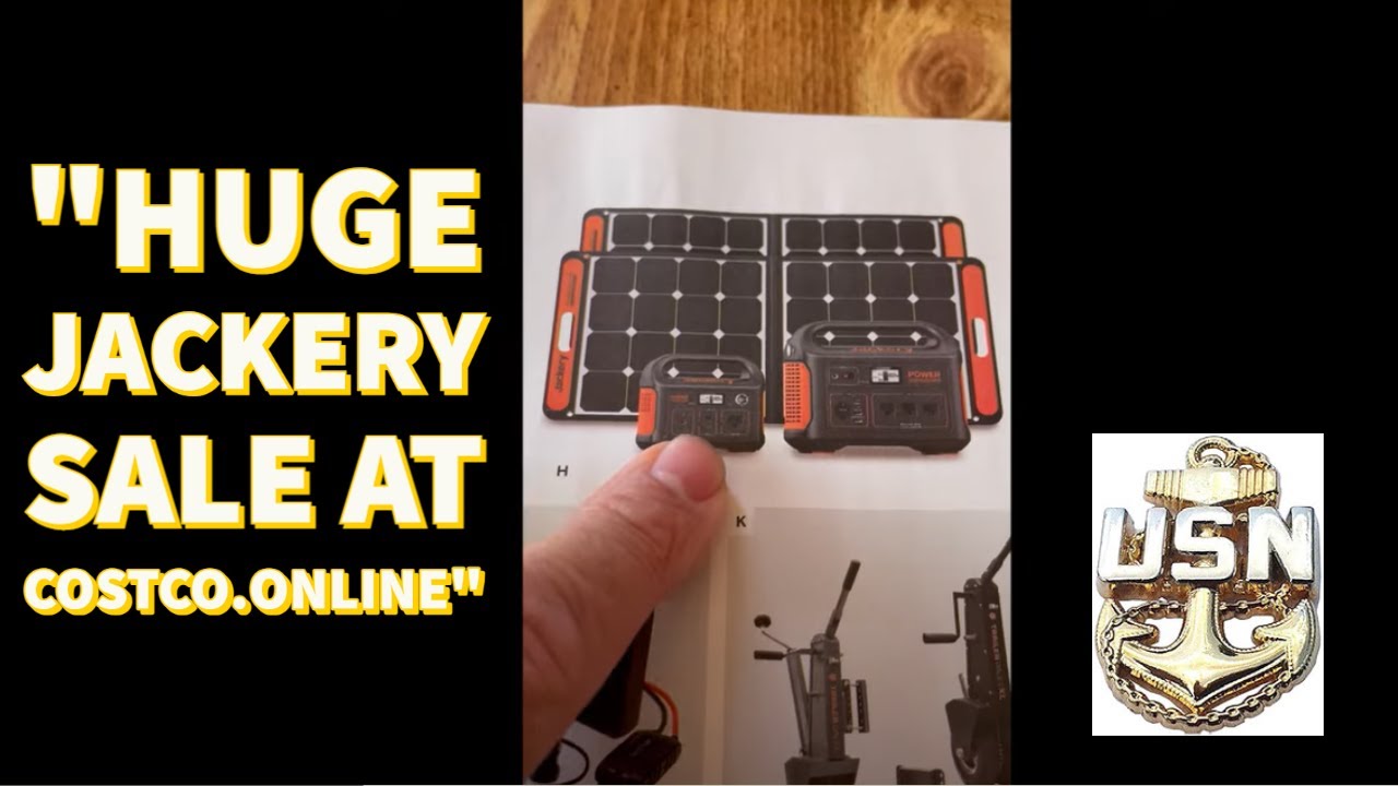 Jackery Solar Generator Kit on Sale at Costco Online - Save Approx $400 ...
