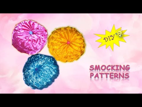 Smocking Pattern Pillow | Satin Pillow | DIY pillow - YouTube