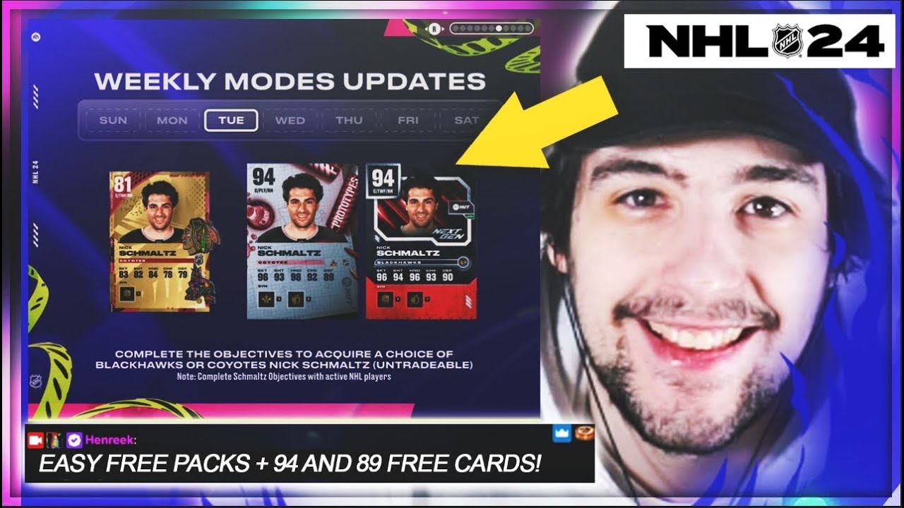 NEW EASY FREE PACKS + FREE 94 AND 89 OVERALL CARDS IN NHL 24 HUT! - YouTube