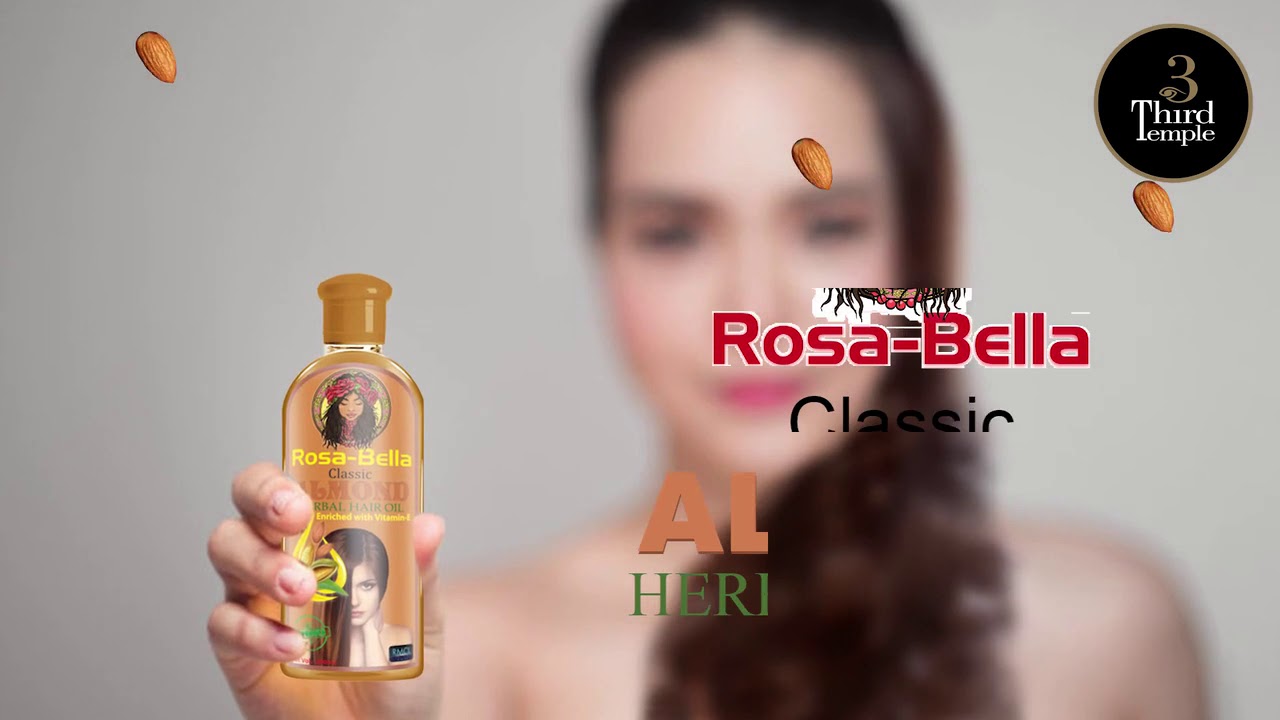 Rosa Bella Classic Almond Herbal Hair Oil [ Vitamin-E- Enriched] - YouTube