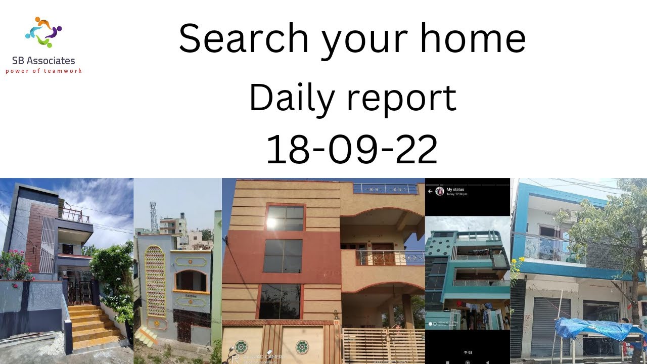 లైవ్ | Search your home | daily report 18-09-22 | @SB Associates - YouTube