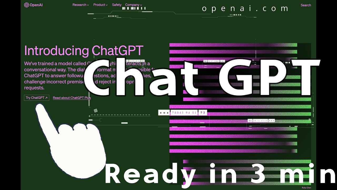 How to setup Chat GPT account and start using in 3 minutes Free version ...