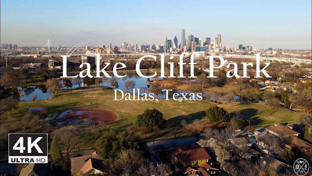 Lake Cliff Park | Dallas, Texas 4K Drone Footage - YouTube