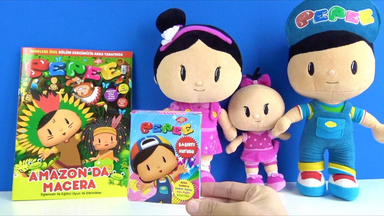 Pepee Şila Bebee ile Pepee dergisi ve Pepee şaşırtı kutusu açıyoruz ...