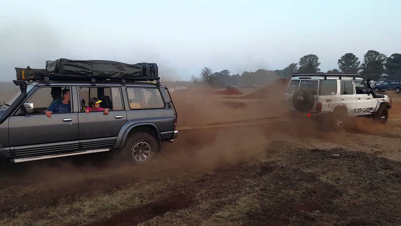 Toyota Land cruiser 2012 vs 1994 Nissan patrol - YouTube