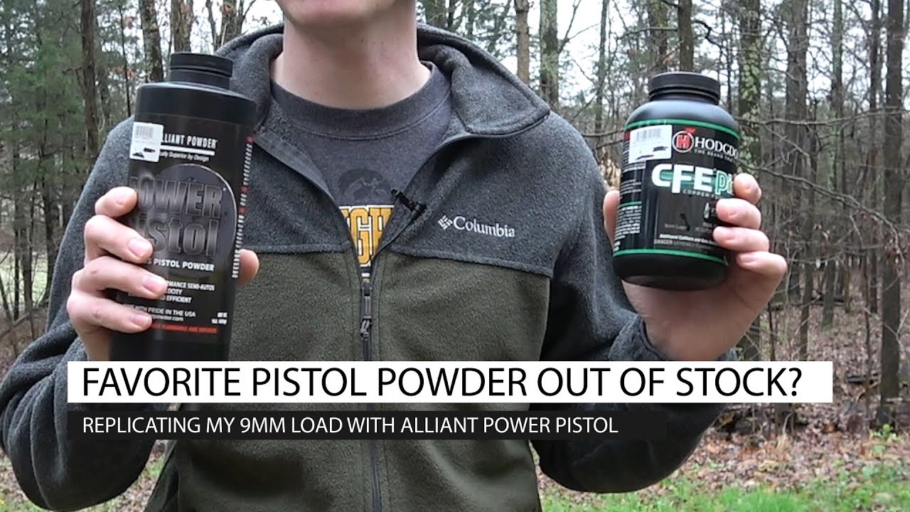 Favorite Pistol Powder Out of Stock? Replicating my 9mm load with a ...