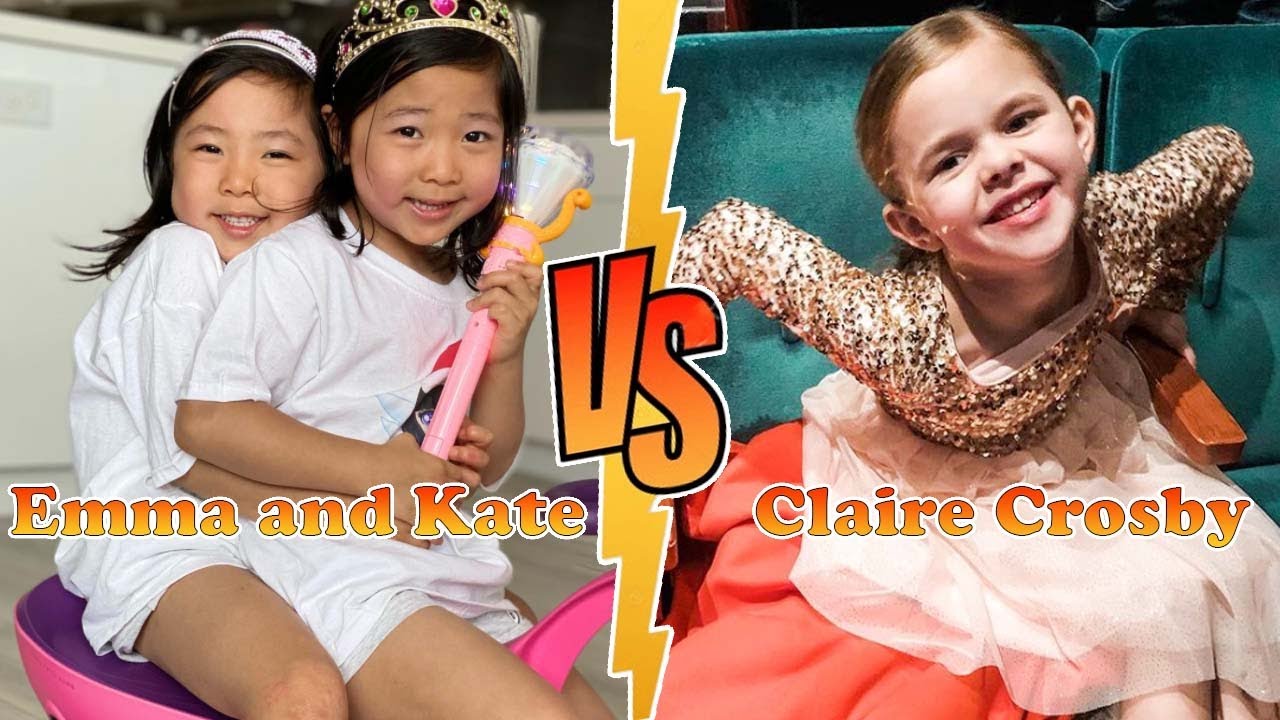 Claire Crosby VS Emma and Kate (Kaji Family) Stunning Transformation ⭐ ...