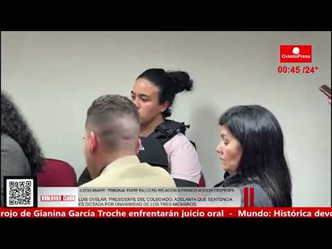 JUICIO #MAFE: CONDENAN A 5 AÑOS DE PRISIÓN A FRANCO ACOSTA