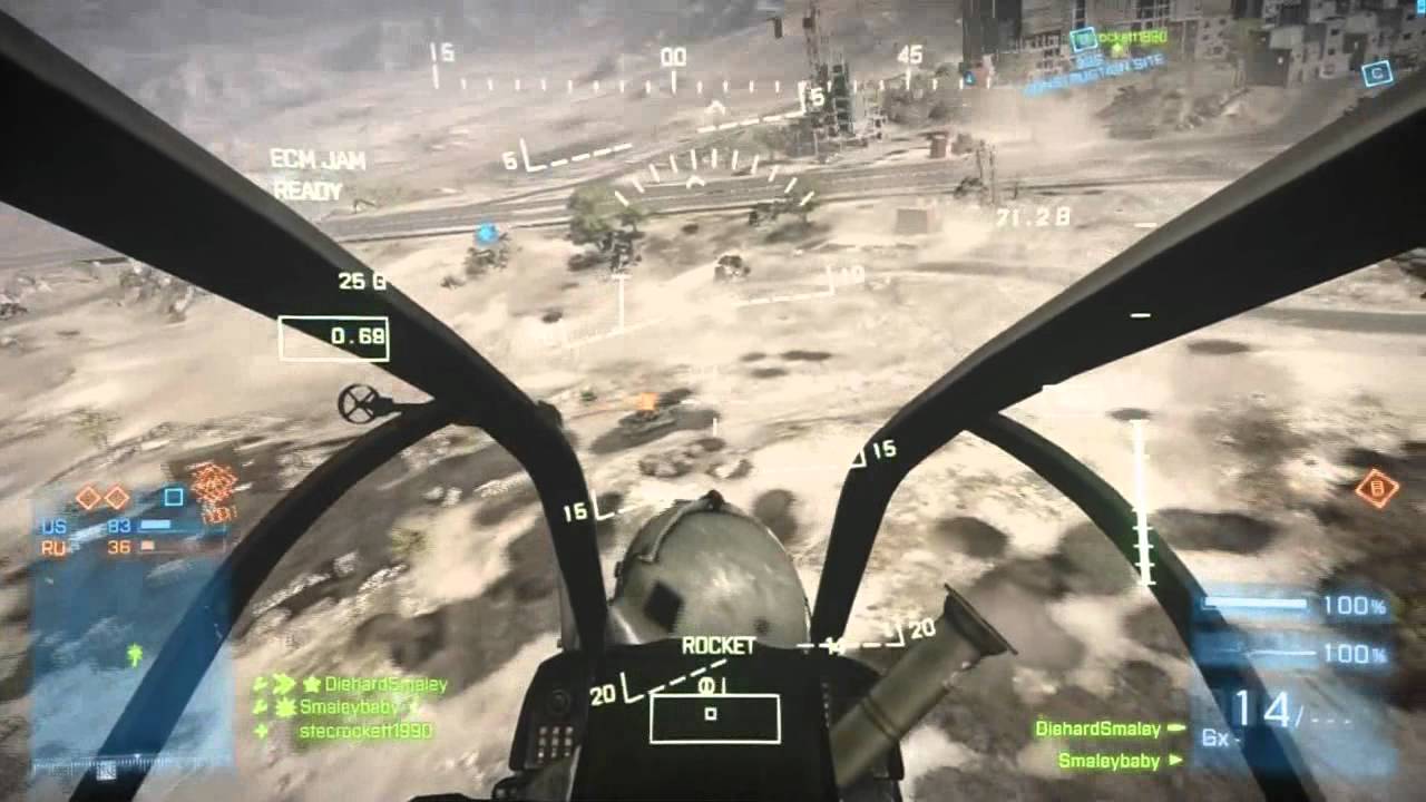 BF3 Helicopter Gameplay Gulf Of Oman - YouTube