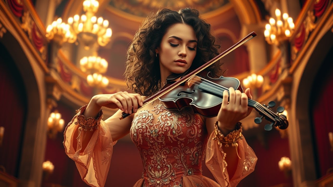 Romantic Violin Music for Deep Sleep | Calm Instrumental Relaxation ...