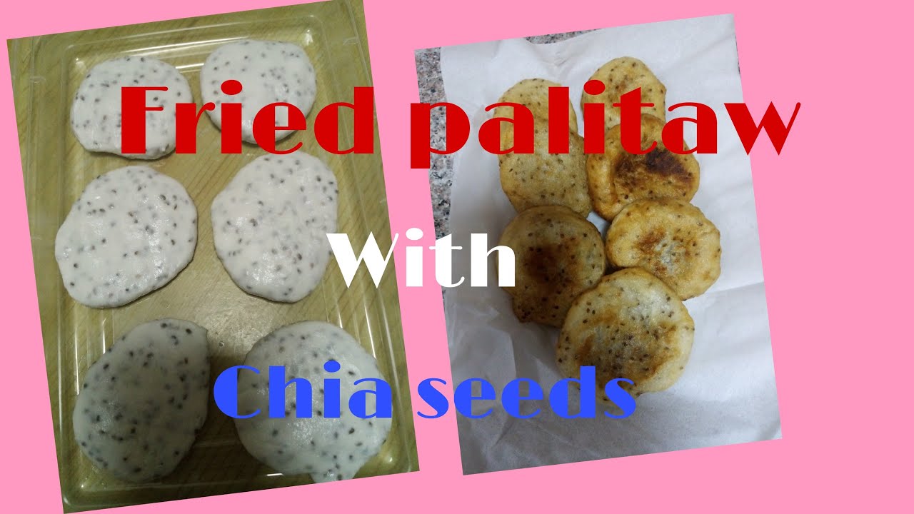 Fried palitaw with chia seeds - YouTube