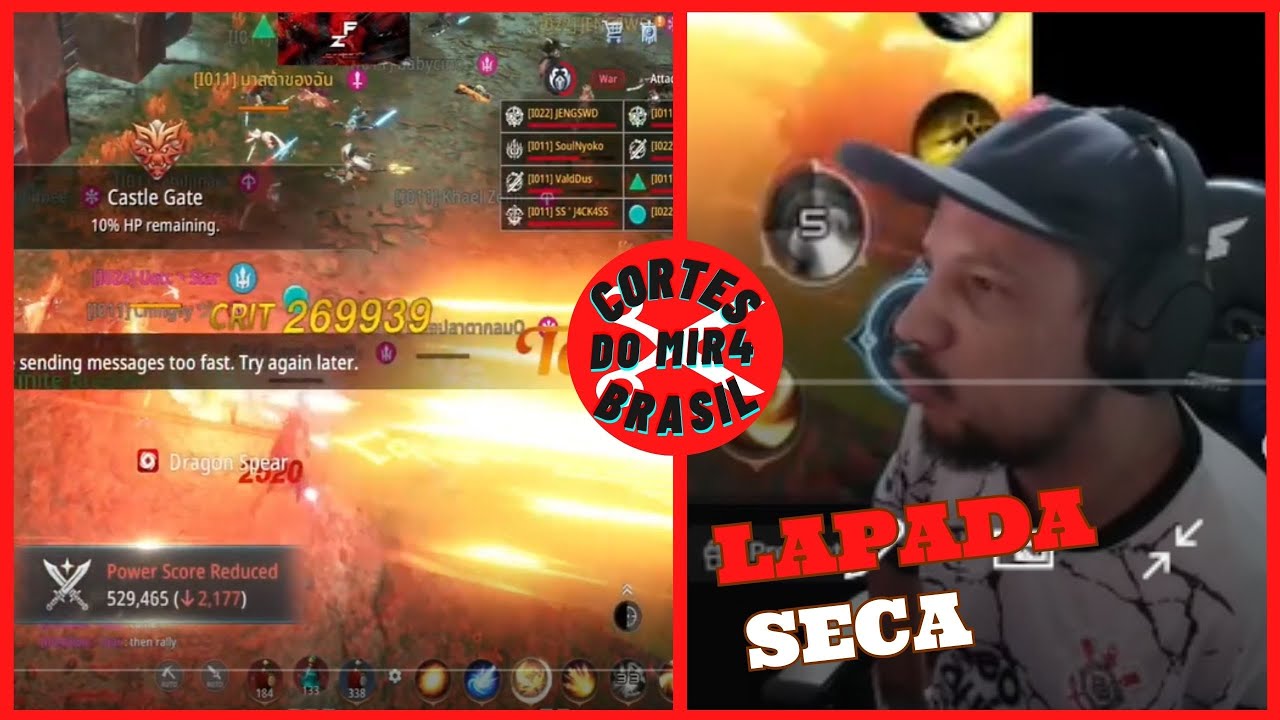 QUE LAPADA SECA SE LIGA | CORTES DO MIR4 BRASIL - YouTube