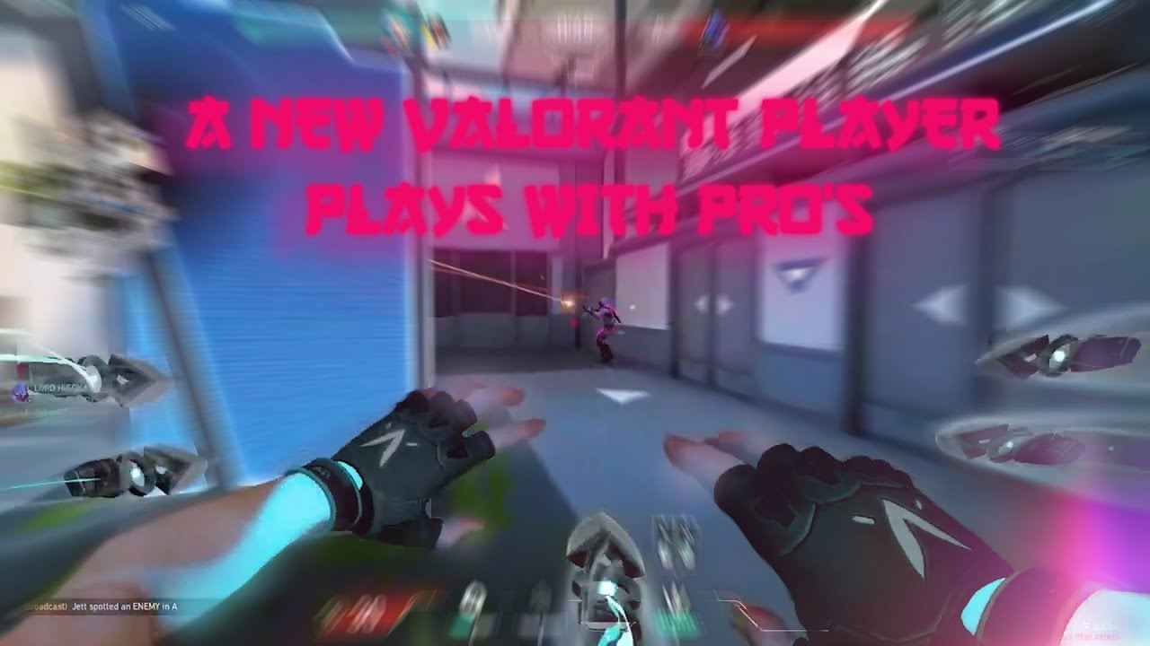 This is what happens when a newbie starts to play with valo pro's - YouTube
